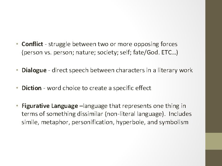Introduction to talking about literature in English Literary