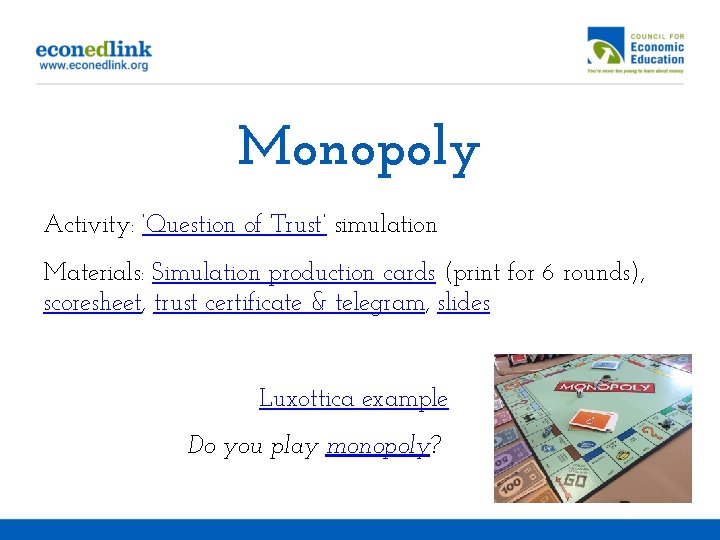 Microeconomics 203 Market Structures and Types of Businesses