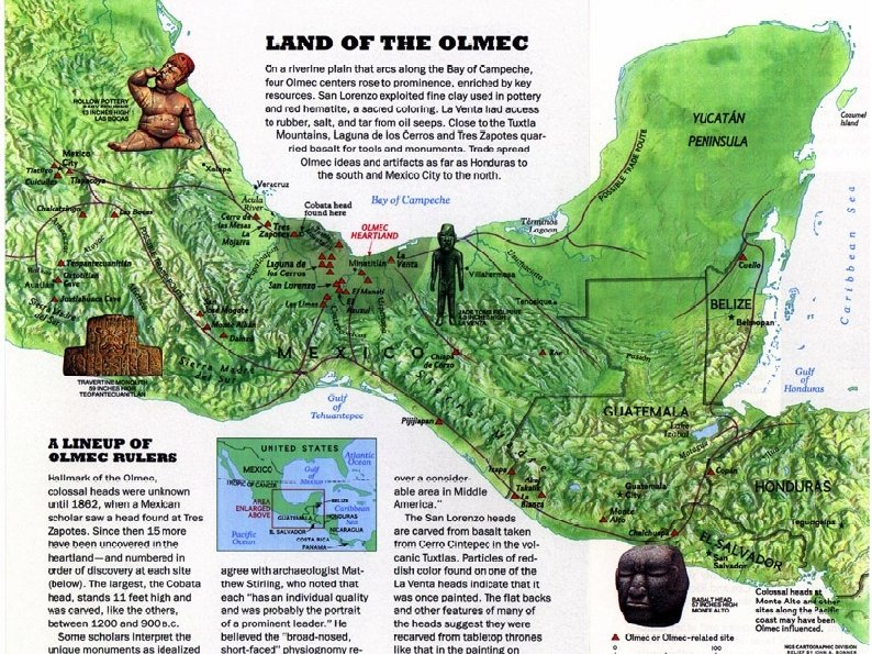 MesoAmerican Civilizations Central American Civilizations Olmec 1500 BCE