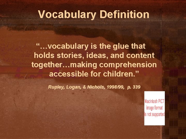 Teaching Vocabulary and Comprehension Evidencebased Practices ...