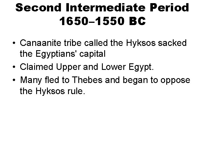 Egypt Old Kingdom 2686 2181 BCE Majority of