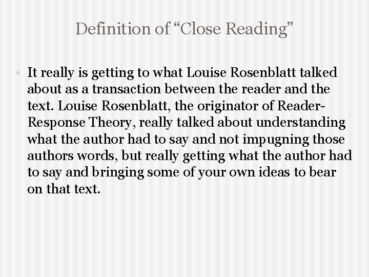 Literacy in the Elementary Classroom Monday October 7