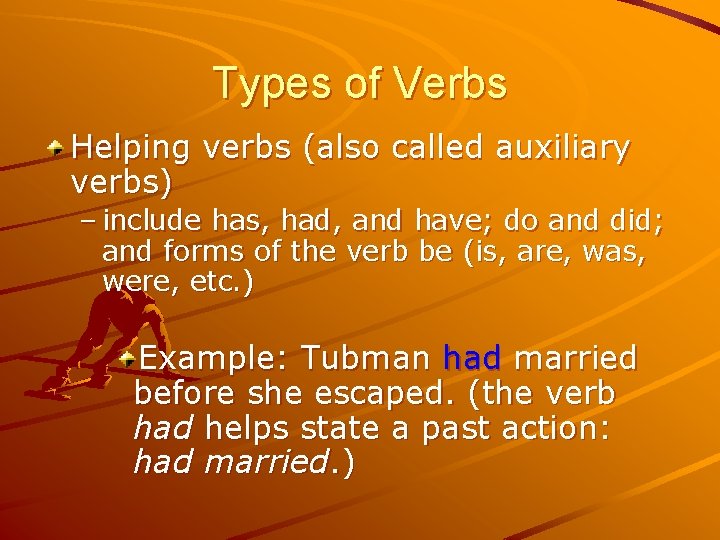 Verbs Ready Set Go Definition A verb shows