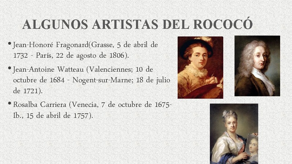 ARTE BARROCO Y ARTE ROCOC EL ARTE BARROCO