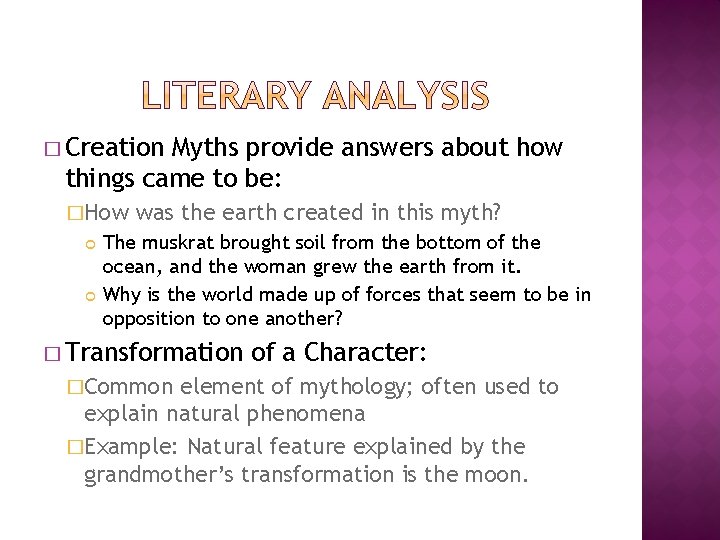 The World on the Turtles Back Iroquois Myth