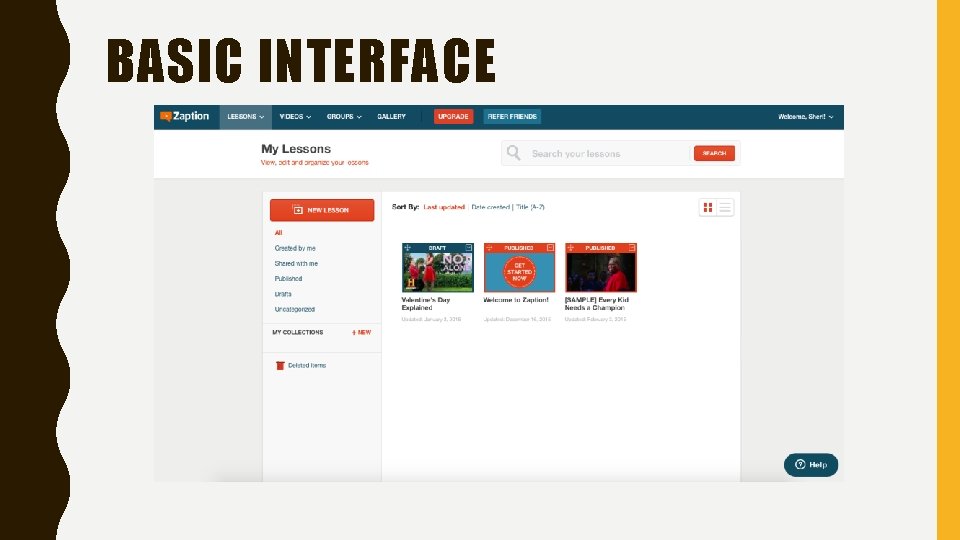 ZAPTION A BRIEF OVERLOOK ZAPTION A TOOL FOR