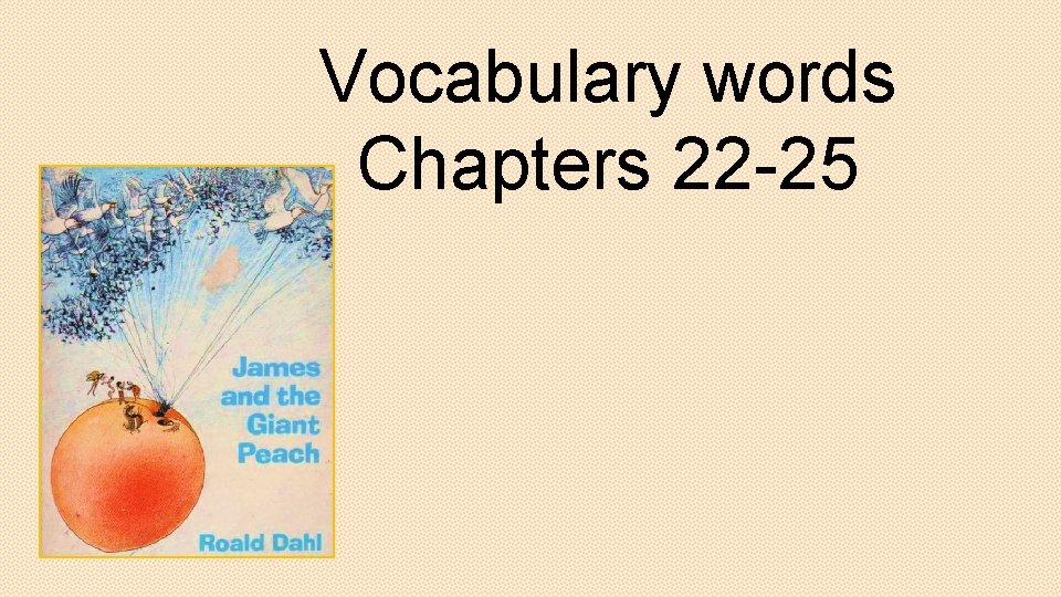 Vocabulary Review Chapters 1 25 Vocabulary words Chapters