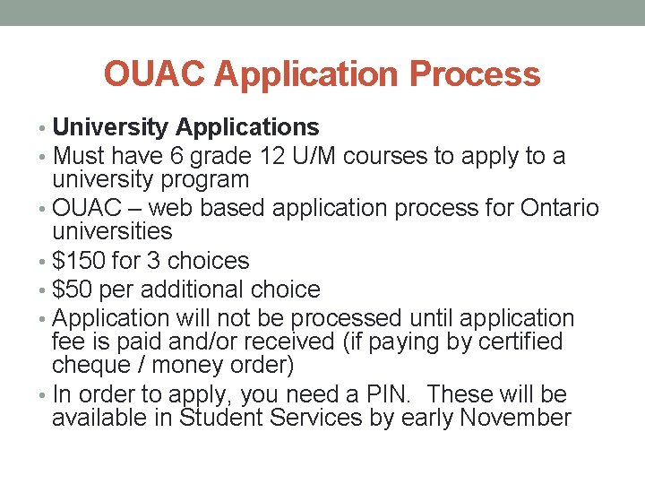 GRADE 12 ASSEMBLY Graduation Requirements Application Process Post