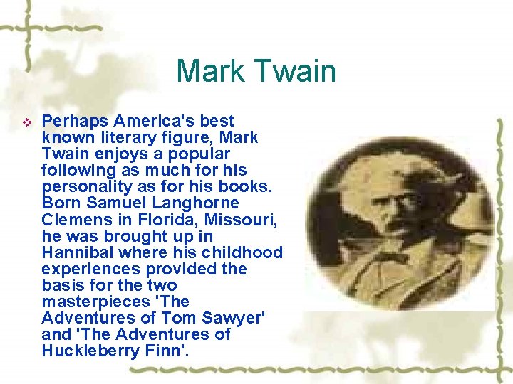 Unit 3 The Million Pound Banknote Mark Twain