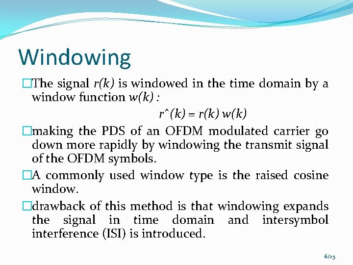 OUT OF BAND ICI REDUCTION TECHNIQUE By Hamid