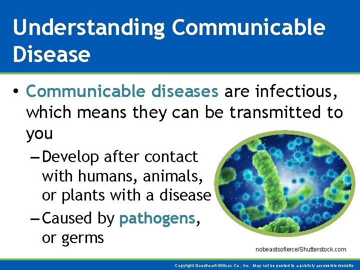 Chapter 11 Understanding and Preventing Diseases Textbook page