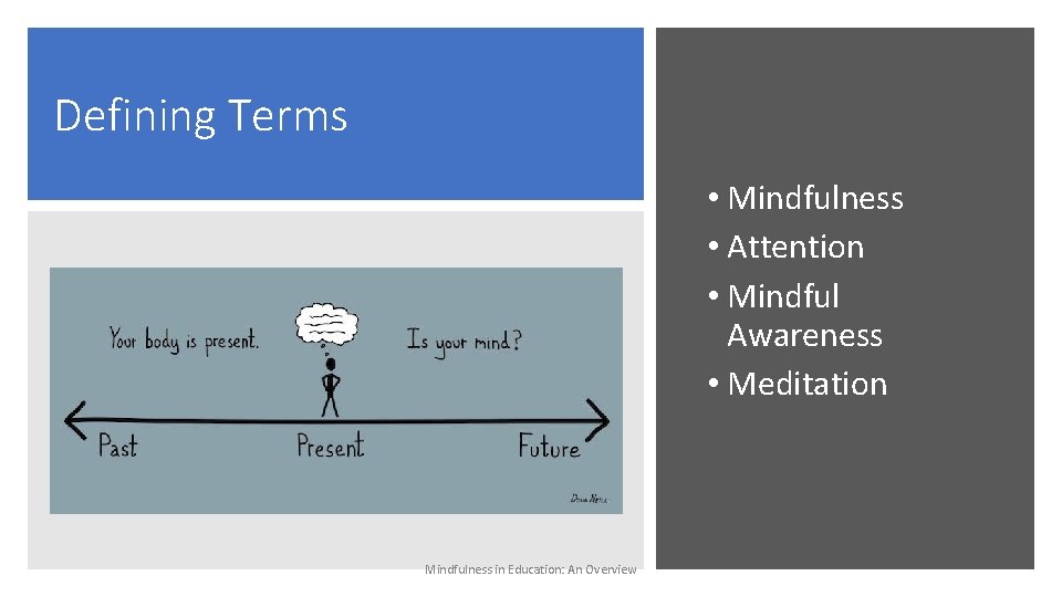 Mindfulness in Education An Overview Liane Benedict Center