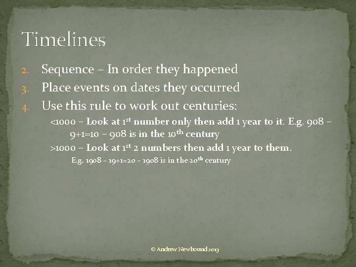 What is History By Andrew Newbound Andrew Newbound