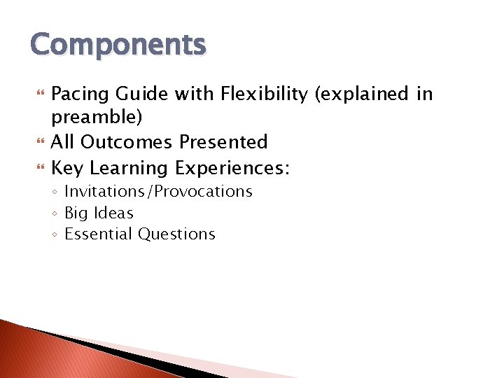 Refining Assessment Kindergarten October 20 2011 Our Day