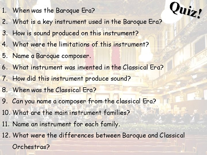 Music History Lesson 4 Learning Objectives Listen to