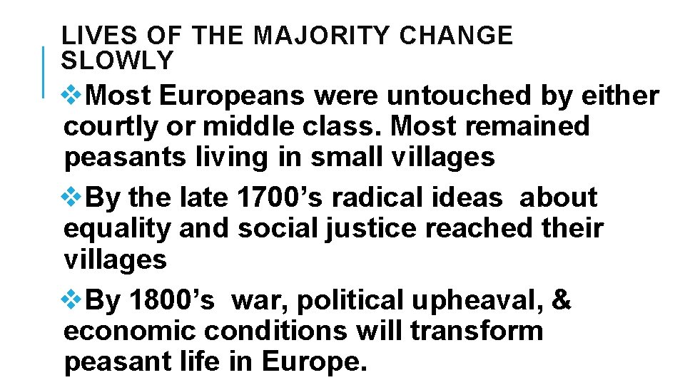 ENLIGHTED ABSOLUTISM AND THE BALANCE OF POWER Chapter