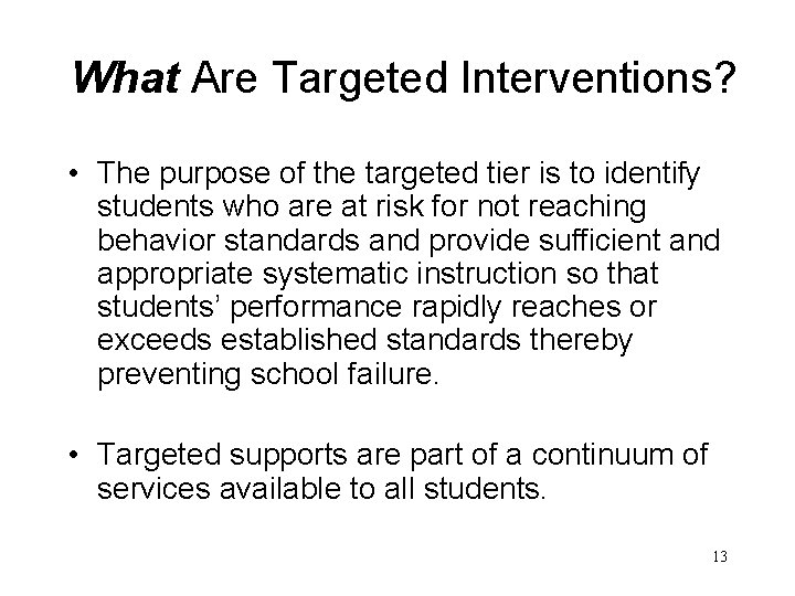 Tier 2 Behavior Interventions Building Leadership Teams March