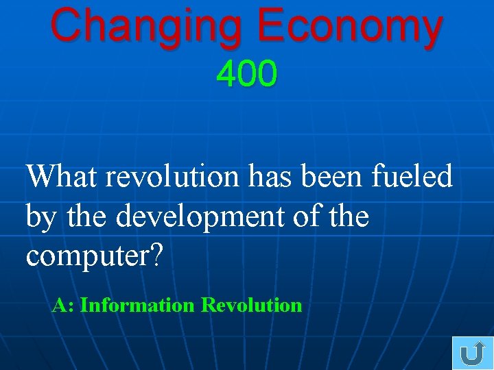 Industrial Revolution JEOPARDY Single Round Changing Economy Vocabulary