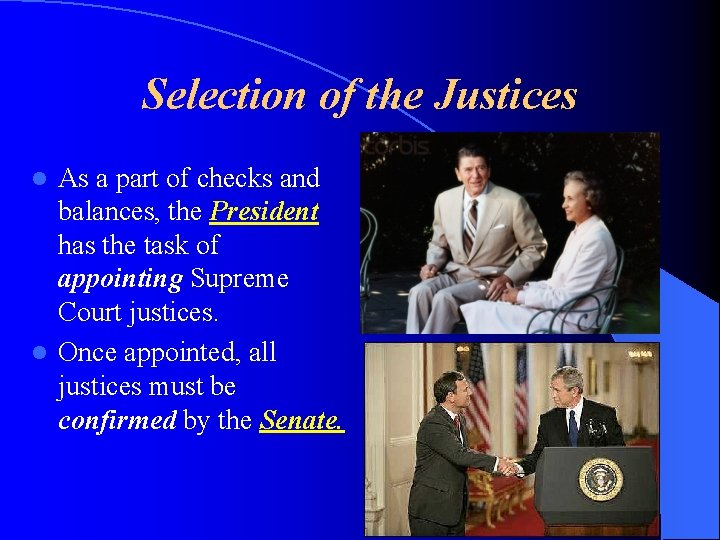 Chapter 9 The Judicial Branch The U S