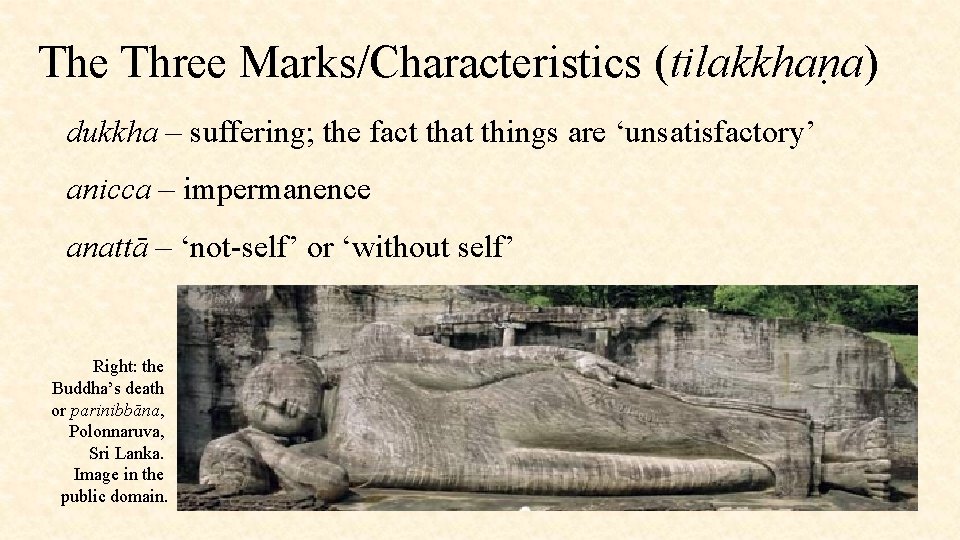 Introduction to Key Concepts in Buddhism for RMPS