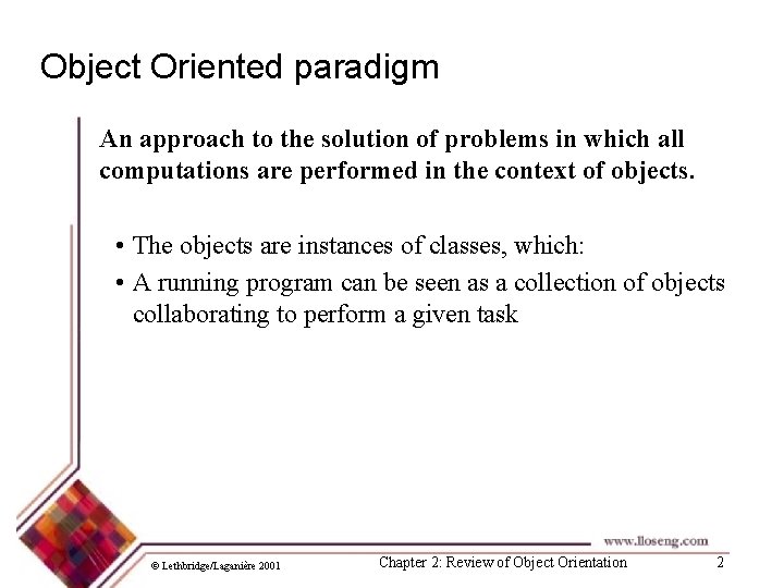 Software Engineering Classes And Objects Object Oriented Paradigm 2248