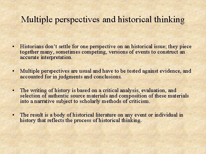 Multiple Perspectives in History The Whiskey Rebellion The