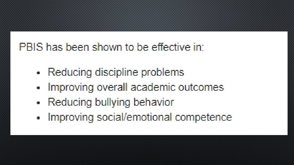 PBIS POSITIVE BEHAVIORAL INTERVENTION AND SUPPORTS Gov Kasich