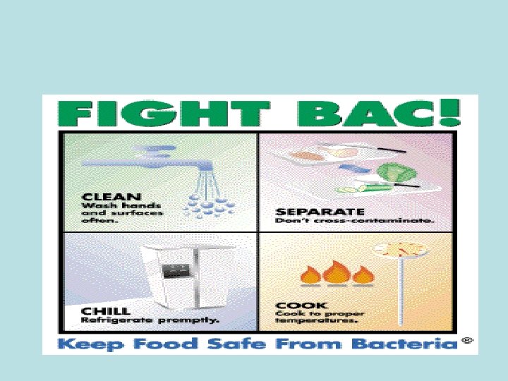 Keeping Food safe If in doubt throw it