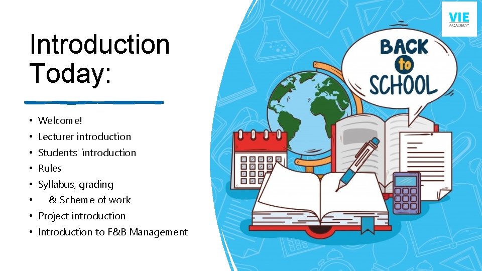 Unit 5 Food and Beverage Management Lesson 1