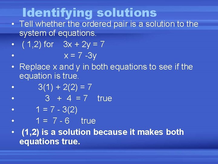 Lesson 55 Solving systems of equations by graphing