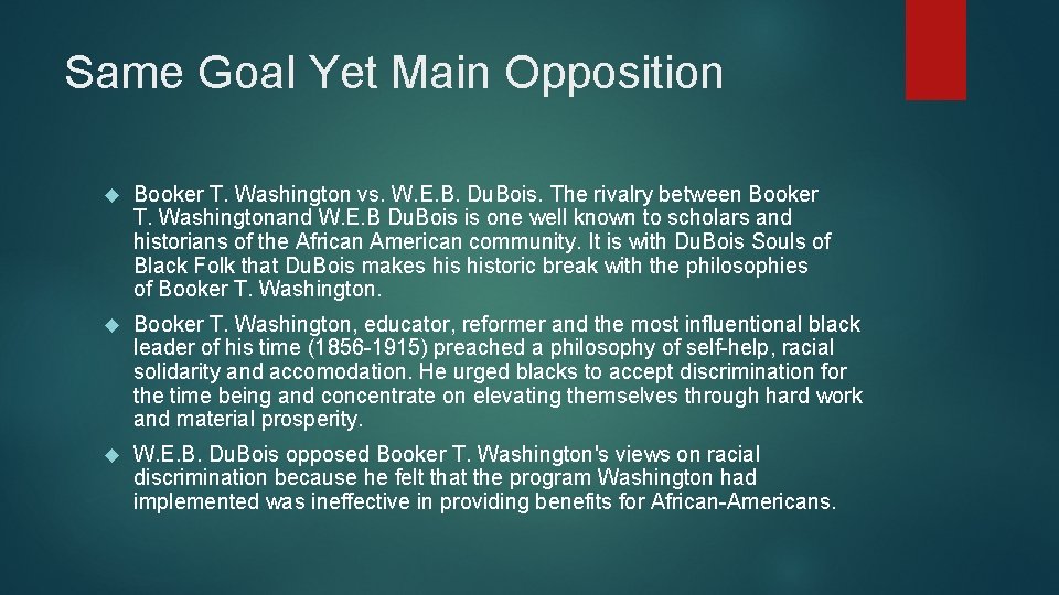 W E B Du Bois BY ANGEL PATEL
