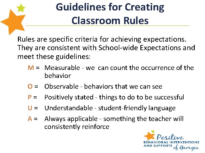 PBIS in the Classroom Teaching Procedures to Improve