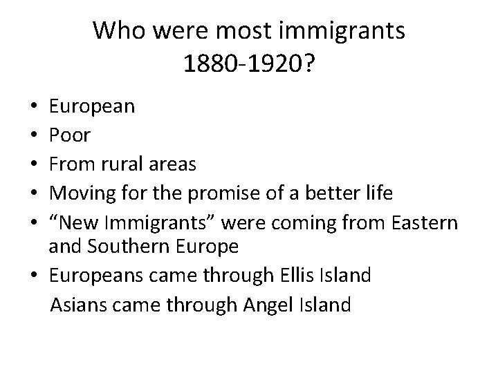America In Transition Urban Population Explosion Westward Growth