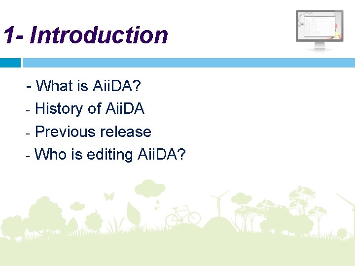 AIIDA V 3 0 AQUATIC IMPACT INDICATOR DATABASE