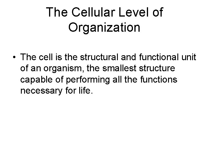 BIOLOGY 12 POWERPOINT NOTES Cell Structures MR J
