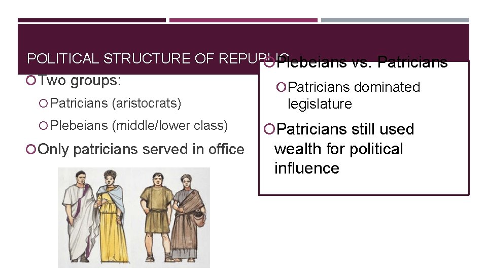 EARLY ROME REPUBLIC SHIFT IN POWER Persian Empire