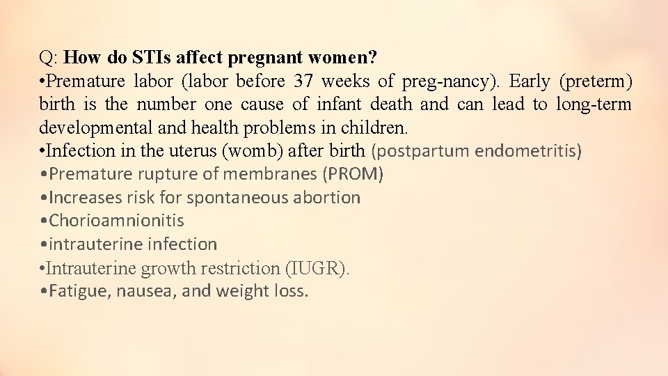 Sexually Transmitted Infections Prof Dr Rabea M Ali