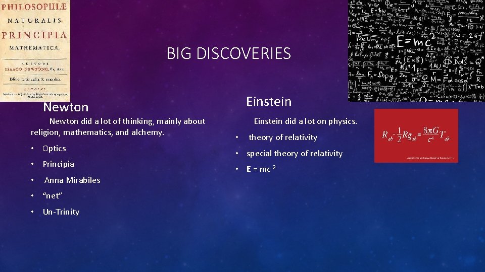 SIR ISAAC NEWTON AND DR ALBERT EINSTEIN 2