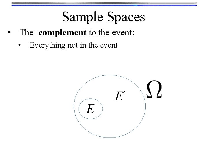 A Little Bit of Probability 1 Some Definitions