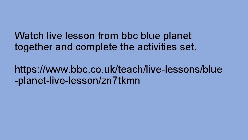 WALT understand the impact humans and global warming