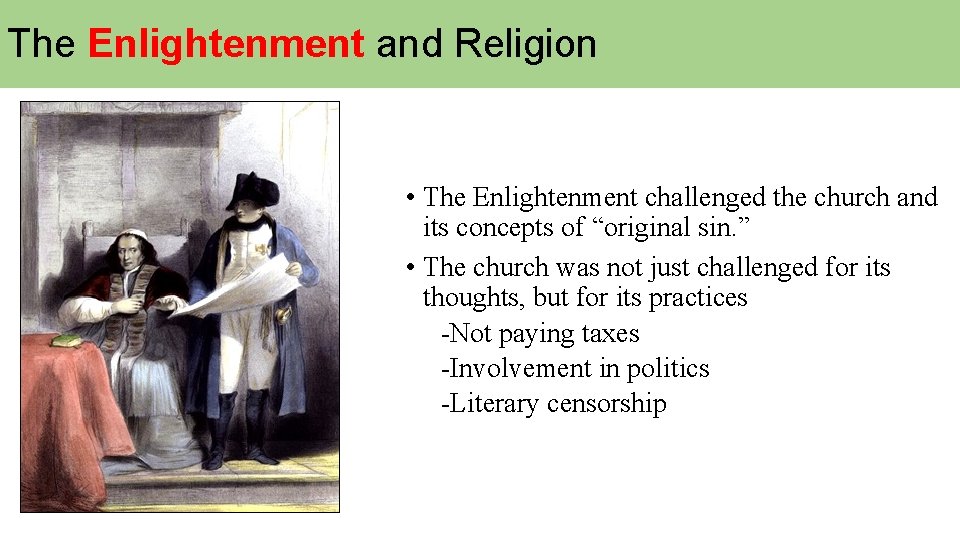 The Enlightenment Background and Origins EQ Where did