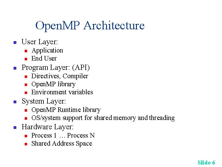 Chapter 11 OPENMPOPENMPI By C Shing ITEC Dept
