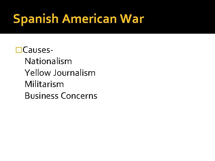 American Imperialism and its Consequences Part I Cuba