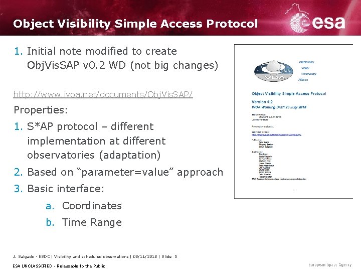 Visibility Service and Observation Locator Planning future observations