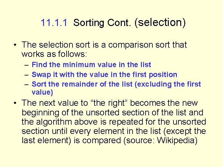 Week 11 Introduction to Computer Science and ObjectOriented