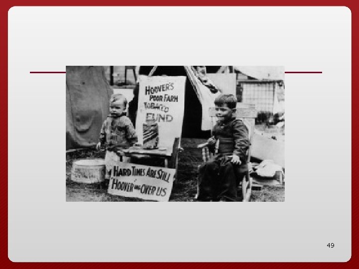 Chapter 14 THE GREAT DEPRESSION BEGINS Section 1