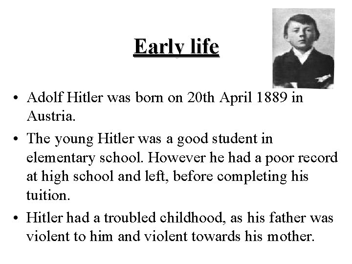 How did Hitler rise to Power Lesson Objectives