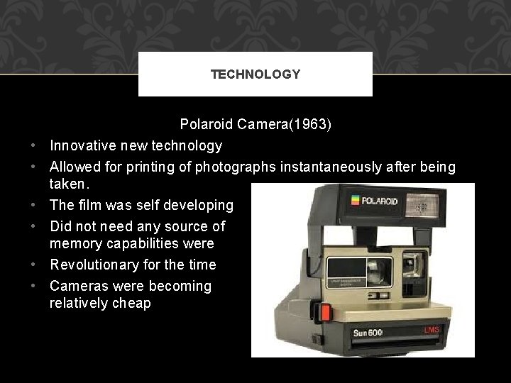 HISTORY OF PHOTOGRAPHY 1950 PRESENT By Zach Vogt