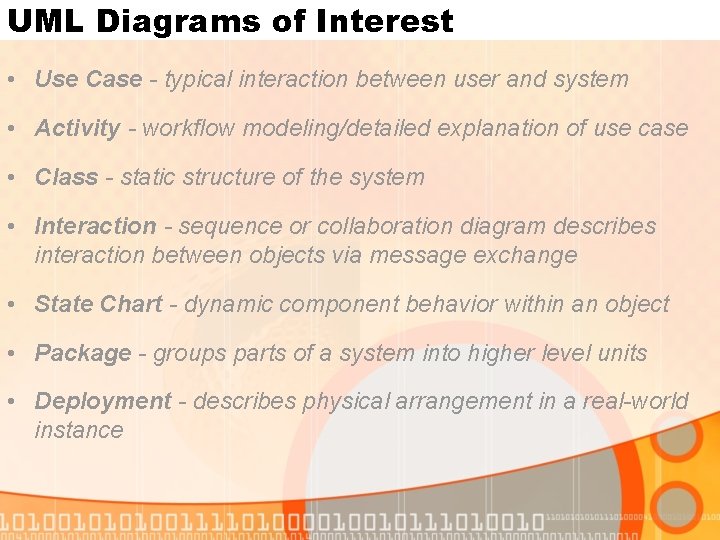 Discussing Developing Secure Systems with UMLSec 15 FEB