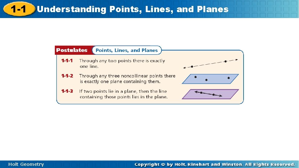 1 1 Understanding Points Lines and Planes Vocabulary